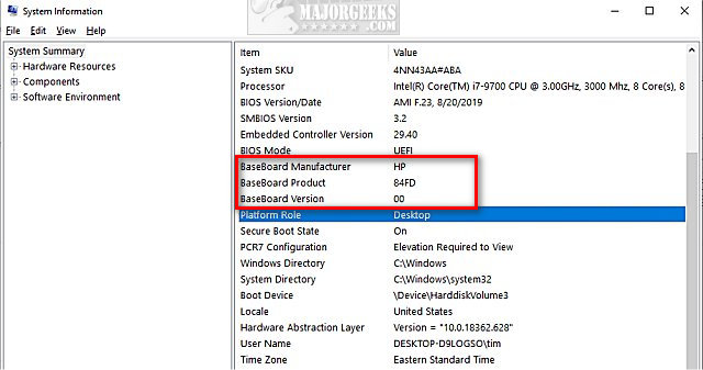 How to Find Motherboard Manufacturer, Model, Serial Number, and Version ...