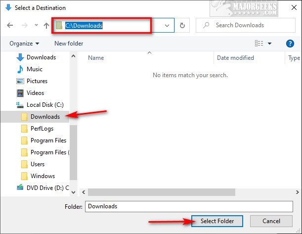 How to Move Your Downloads Folder in Windows - MajorGeeks
