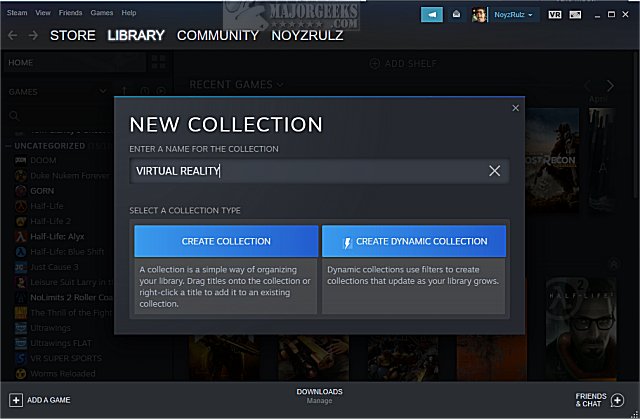 How to Categorize Your Steam Games With Collections - MajorGeeks