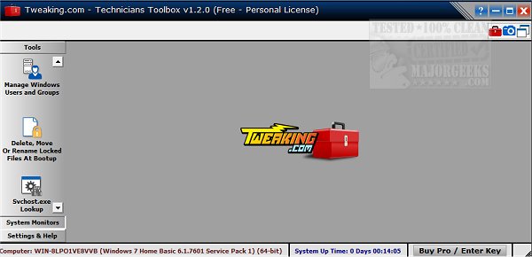 Access Numerous Essential Tools Via Tweaking.com - Technicians Toolbox ...