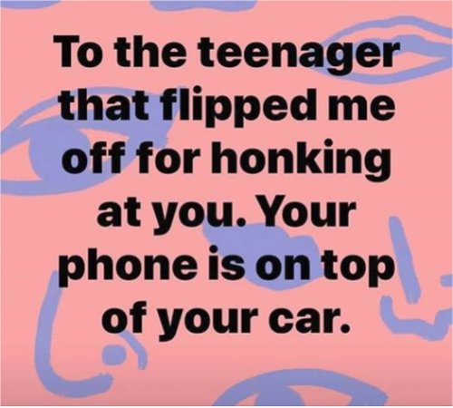 Random Photo: Honking at a Teenager - MajorGeeks