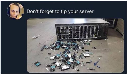 Random Photo: Don't Forget to Tip Your Server - MajorGeeks