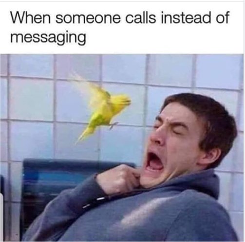 Random Photo: Calling Instead of Texting - MajorGeeks