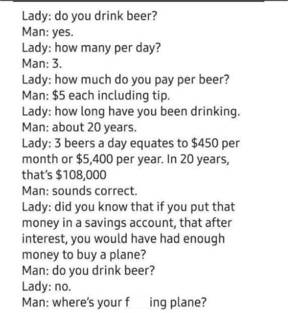 Random Photo: Plane Beer - MajorGeeks