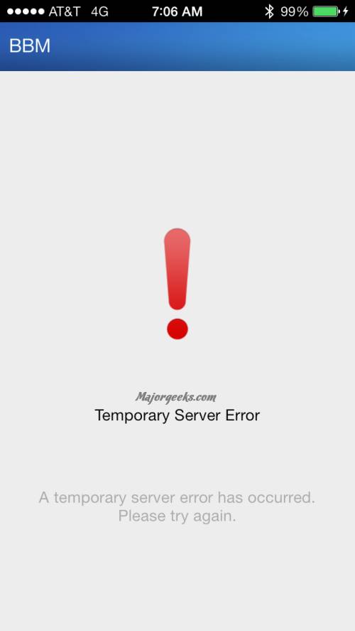 Random Photo: Majorgeeks in-depth review of BBM for iOS (BlackBerry ...
