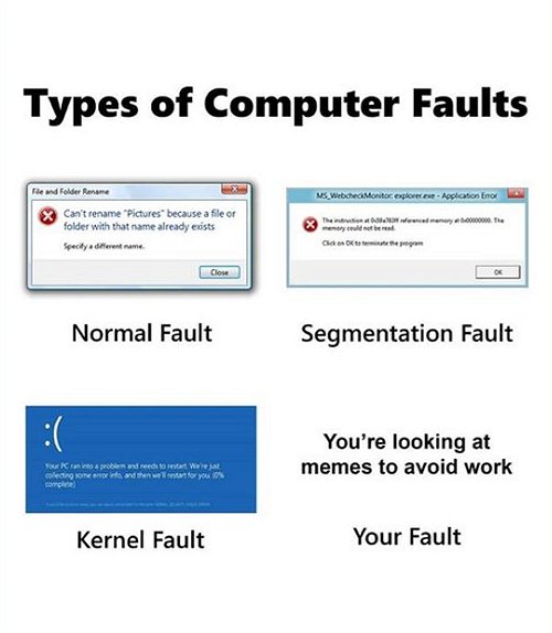 Random Photo: Computer Faults - MajorGeeks
