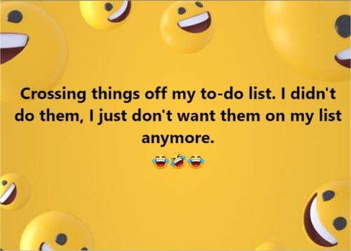 Random Photo: My To Do List - MajorGeeks