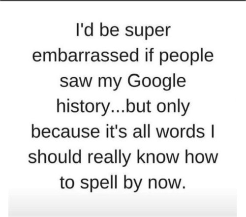 Random Photo: Embarrassing Google History - MajorGeeks