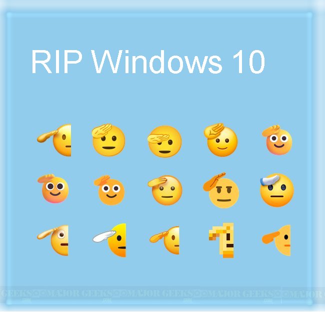 RIP Windows 10 - MajorGeeks