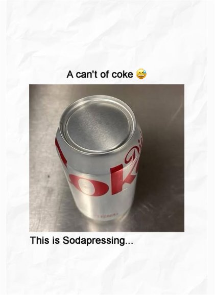 Random Photo: Can't Coke - MajorGeeks