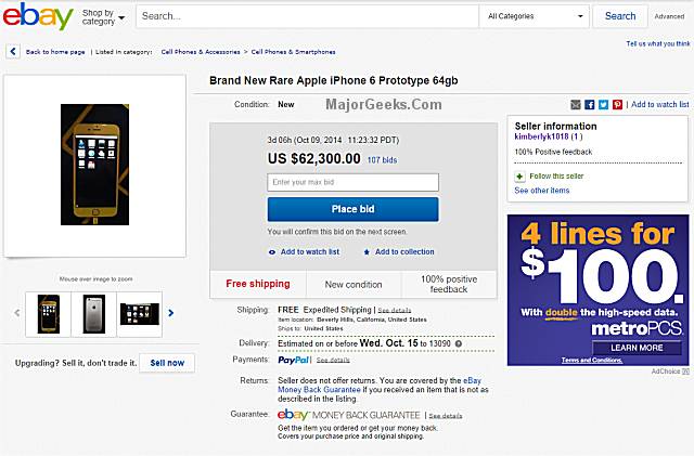 This brand new “rare” Apple iPhone 6 prototype can be yours for $62,000 ...