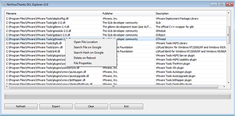 New on MajorGeeks: NoVirusThanks DLL Explorer - MajorGeeks