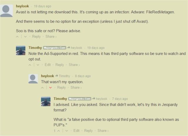 Random Photo: Tech Support Question Answered - MajorGeeks