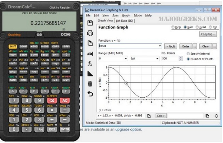 New on MajorGeeks: DreamCalc Scientific Graphing Calculator - MajorGeeks