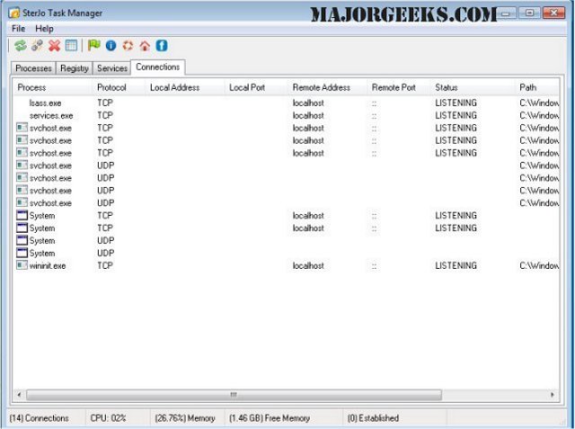 Manage Tasks and More with SterJo Task Manager - MajorGeeks