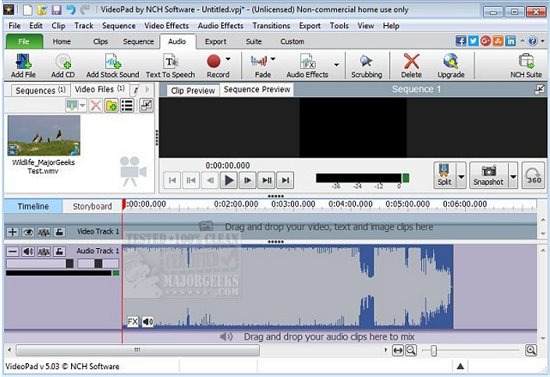 VideoPad Video Editor Offers Full-Featured Video Editing Capabilities ...